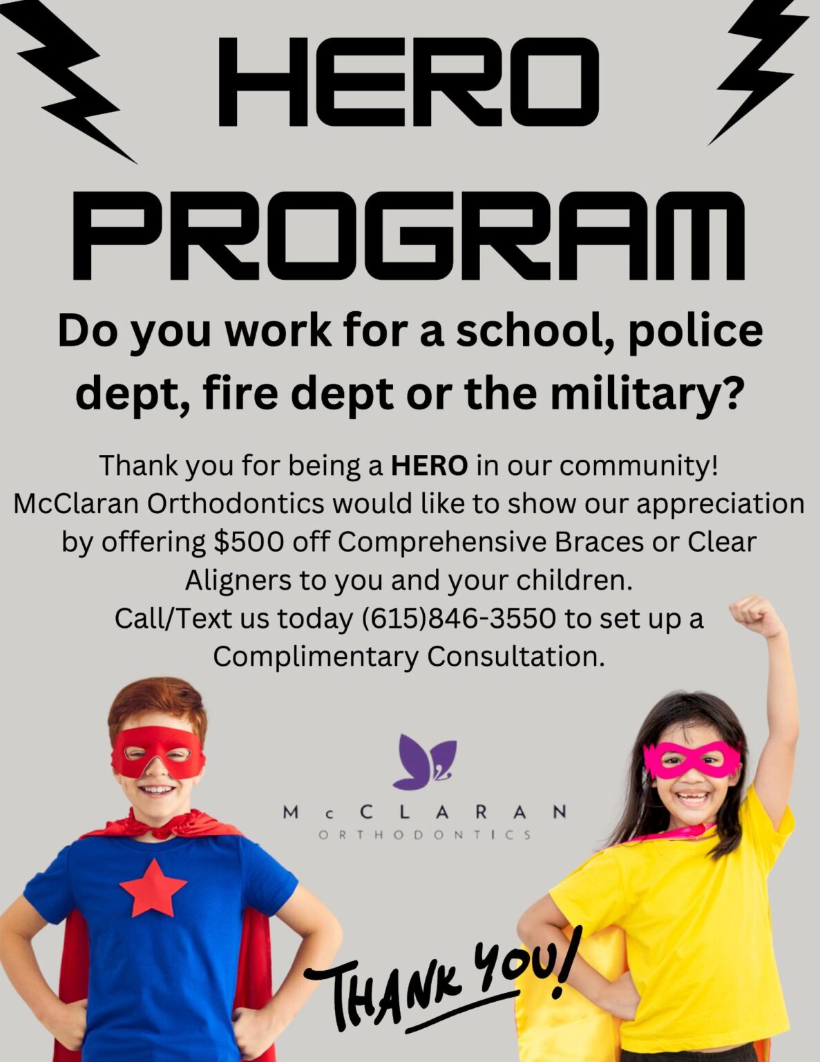 Hero Program - McClaran Orthodontics